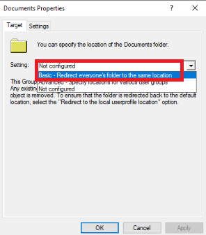 How to Create Folder Redirection on Server